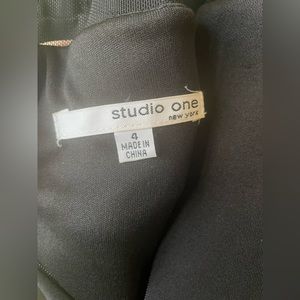 Studio One | Dresses | Studio One New York Jacquard Print Cocktail ...